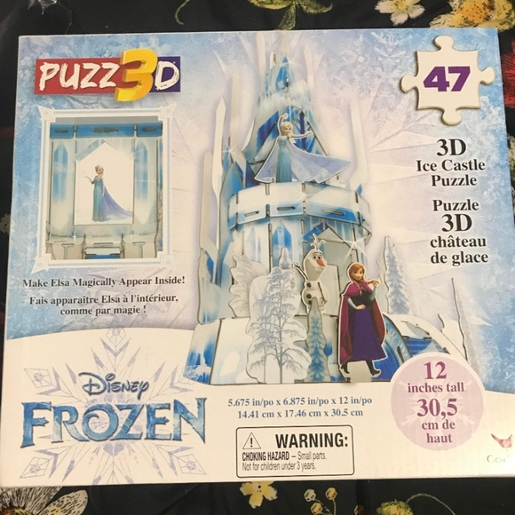 Disney | Toys | Disney Frozen 3d Ice Castle Puzzle | Poshmark